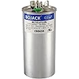 BOJACK 80+10 uF 80/10 MFD ±6% 370V/440VAC CBB65B Dual Run Circular Start Capacitor for AC Motor ...