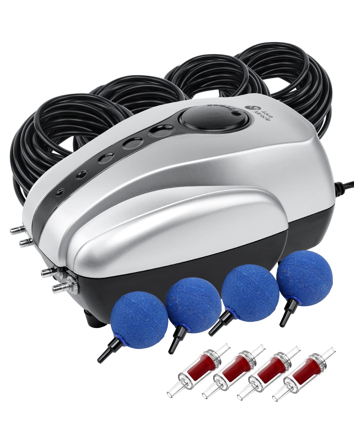 AquaMiracle Pond Aeration Kit Pond Air Pump Koi Pond Aerator for Pond ...