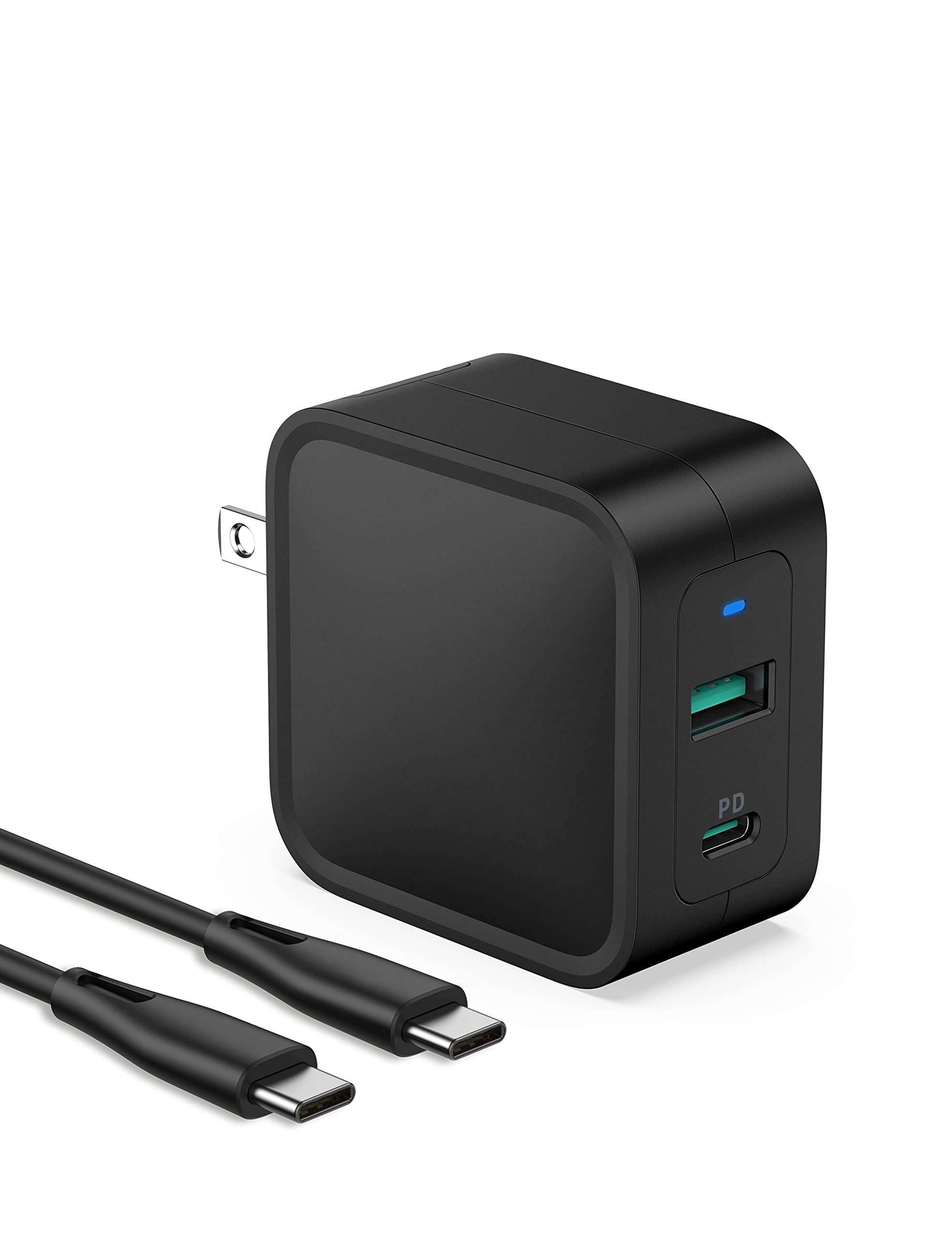 Mua PD Charger, Type C Rapid Charger, 65W, 2 Ports, USB-A, USB-C GaN ...