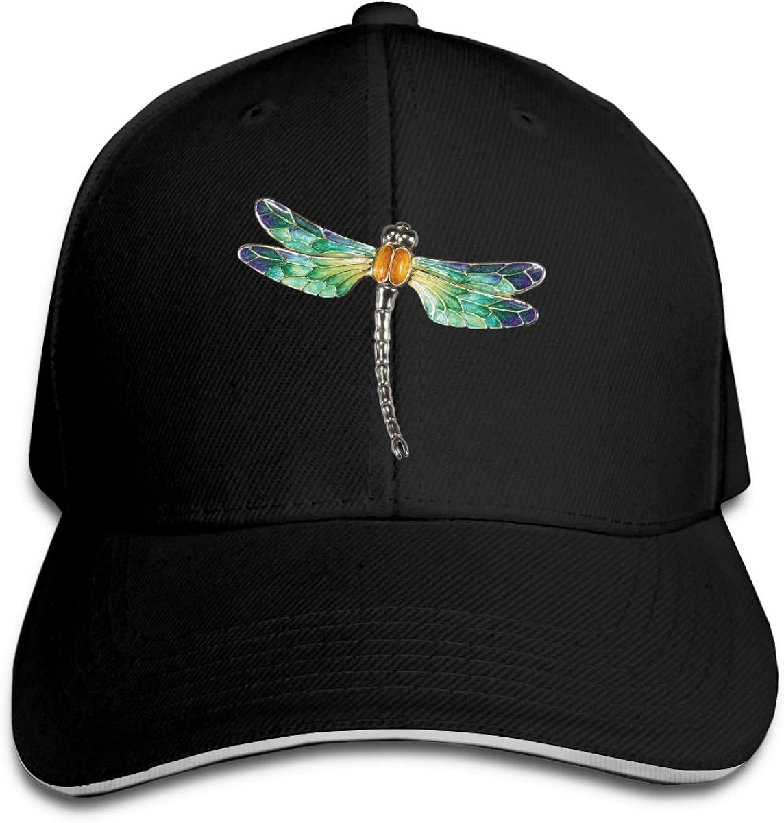 Zhgrong Dragonfly Watercolor Baseball Caps Adjustable Dad Hat 100% ...
