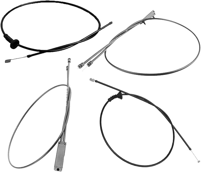 Amazon.com: Bapmic 51237184432 Hood Latch Lock Release Cable for BMW ...