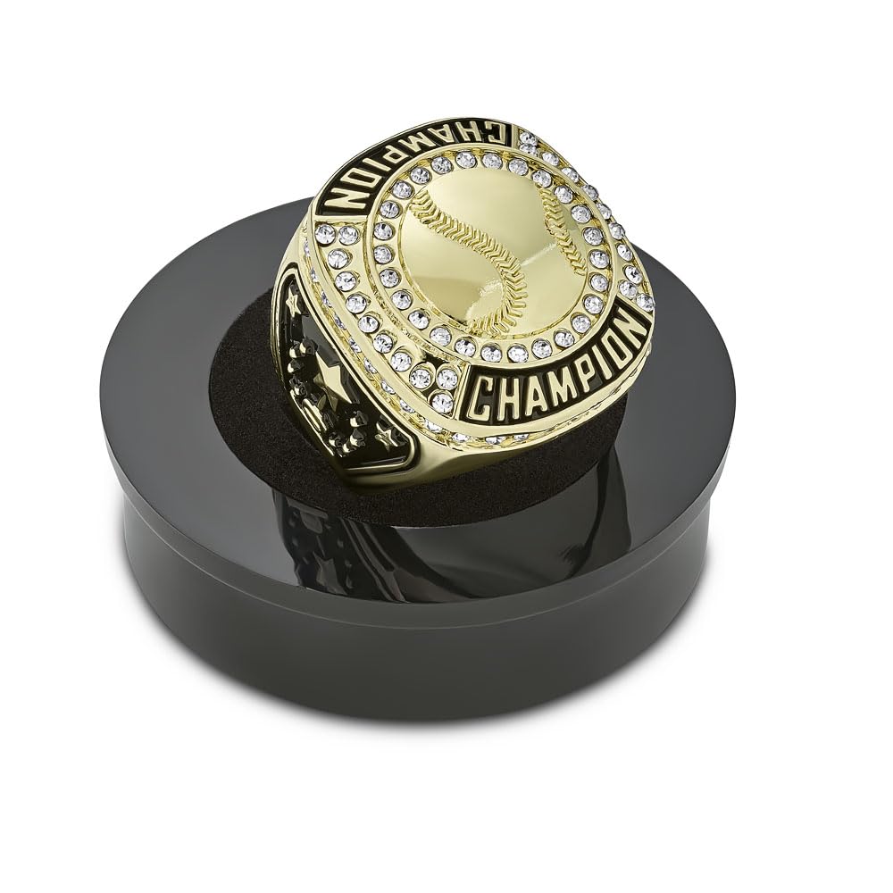 Express Medals Champion Gold Baseball Softball Trophy Ring Award Gift ...