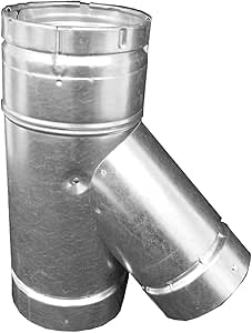 Speedi-Products BV-WYE 543 5-Inch x 4-Inch x 3-Inch B-Vent Swivel Wye ...
