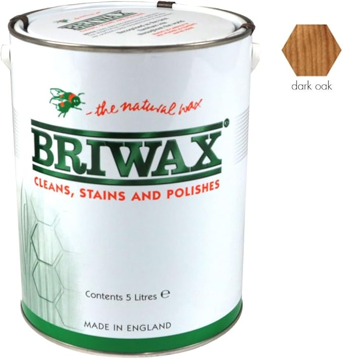 Briwax 5L Wax Polish Original - Dark Oak: Amazon.co.uk: DIY & Tools