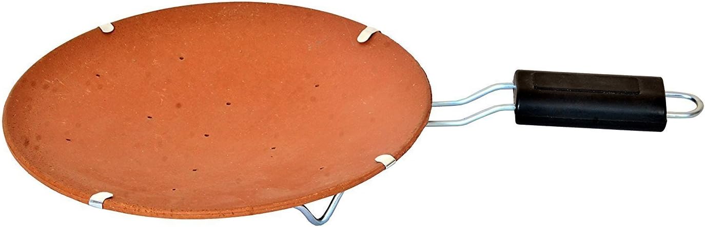 Amazon.com: Handmade Mitti Terracotta Clay Tawa Earthen Products Clay ...
