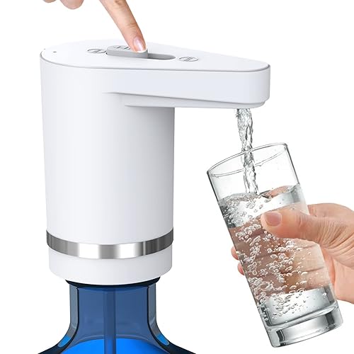 Myvision 5 Gallon Electric Water Bottle Dispenser, Portable Water Pump for 2-5 Gallon Bottle ...