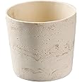 Amazon.com : Ekirlin 7 Inch Natural Travertine Textures Plant Pot ...