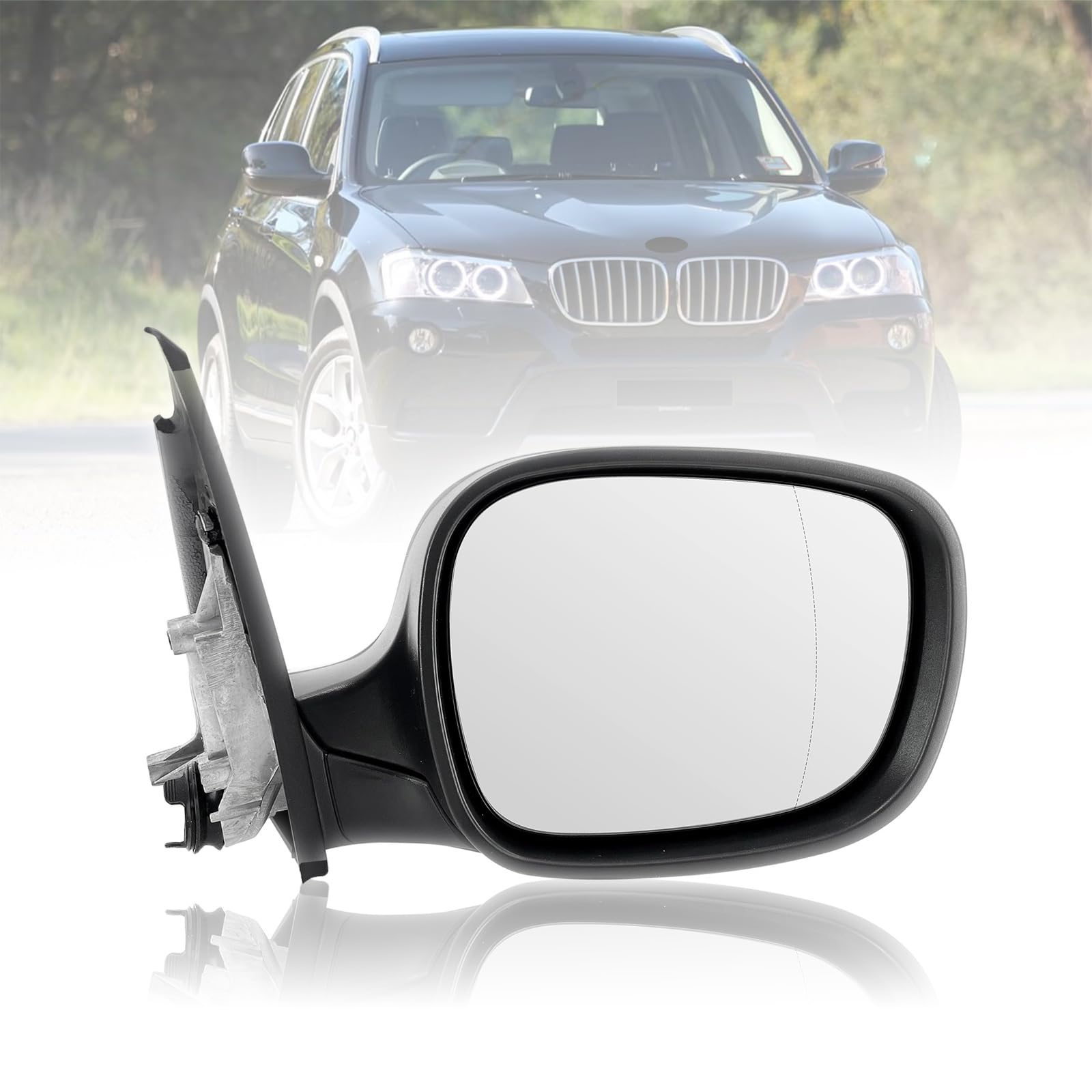 DanVard Passenger Side View Mirror Assembly Compatible with BMW X3 2011 ...