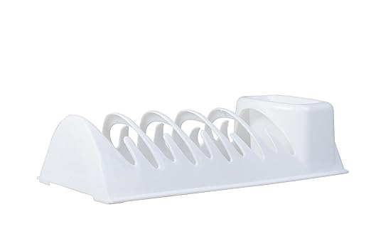 1962B Plastic Plate Rack, White: Amazon.co.uk: Kitchen & Home