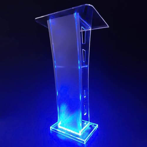 Clear Podium with Light, Acrylic Podium Stand Lecterns & Podiums ...