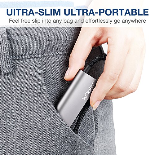 USB 4 Port 3.0 Hub, JSAUX Ultra Slim Aluminum High-Speed Data Transfer ...