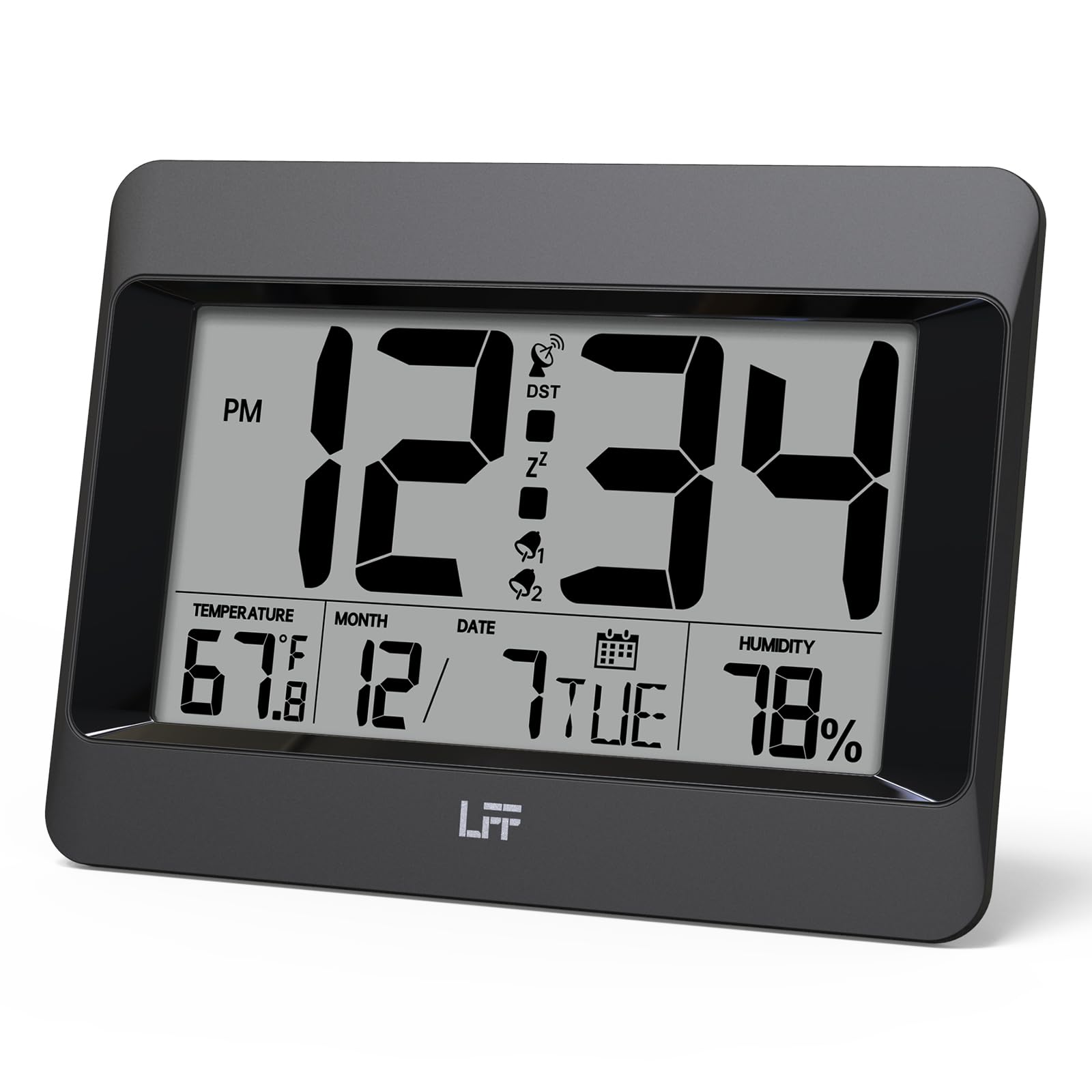 Mua LFF Atomic Clock, Auto Set Digital Wall Clock Battery Operated ...