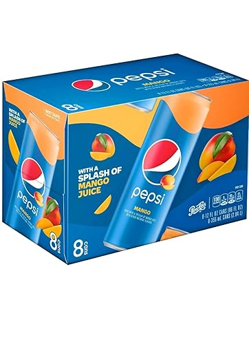 Pepsi Splash, Mango, 12oz Cans (8 Pack) in Kuwait | Whizz Soft Drinks