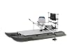 AQUOS Heavy-Duty for Two 11.5ft Inflatable Pontoon Boat with Stainless ...