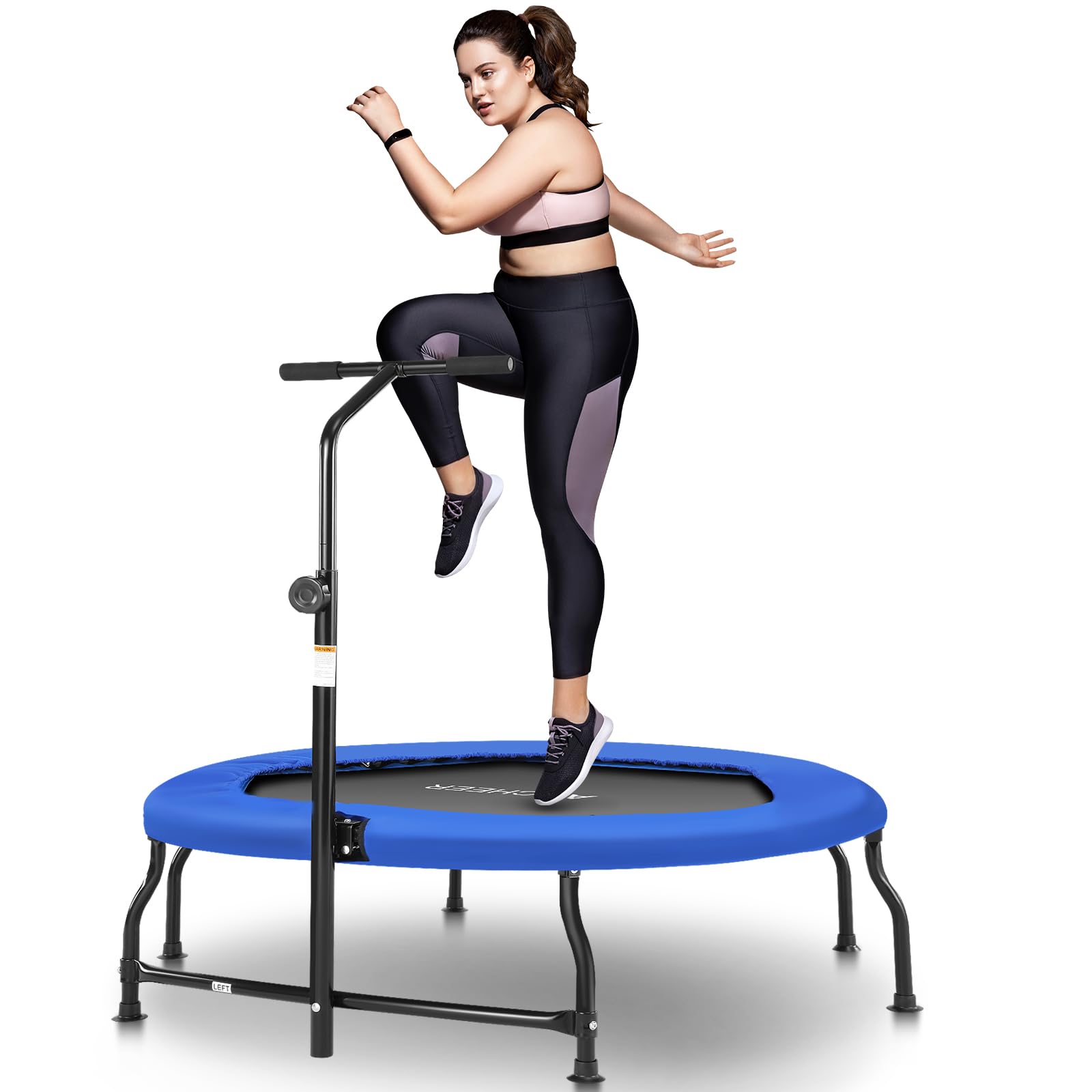 ANCHEER 50" Rebounder Trampoline for Adults- 2024 Foldable Mini ...