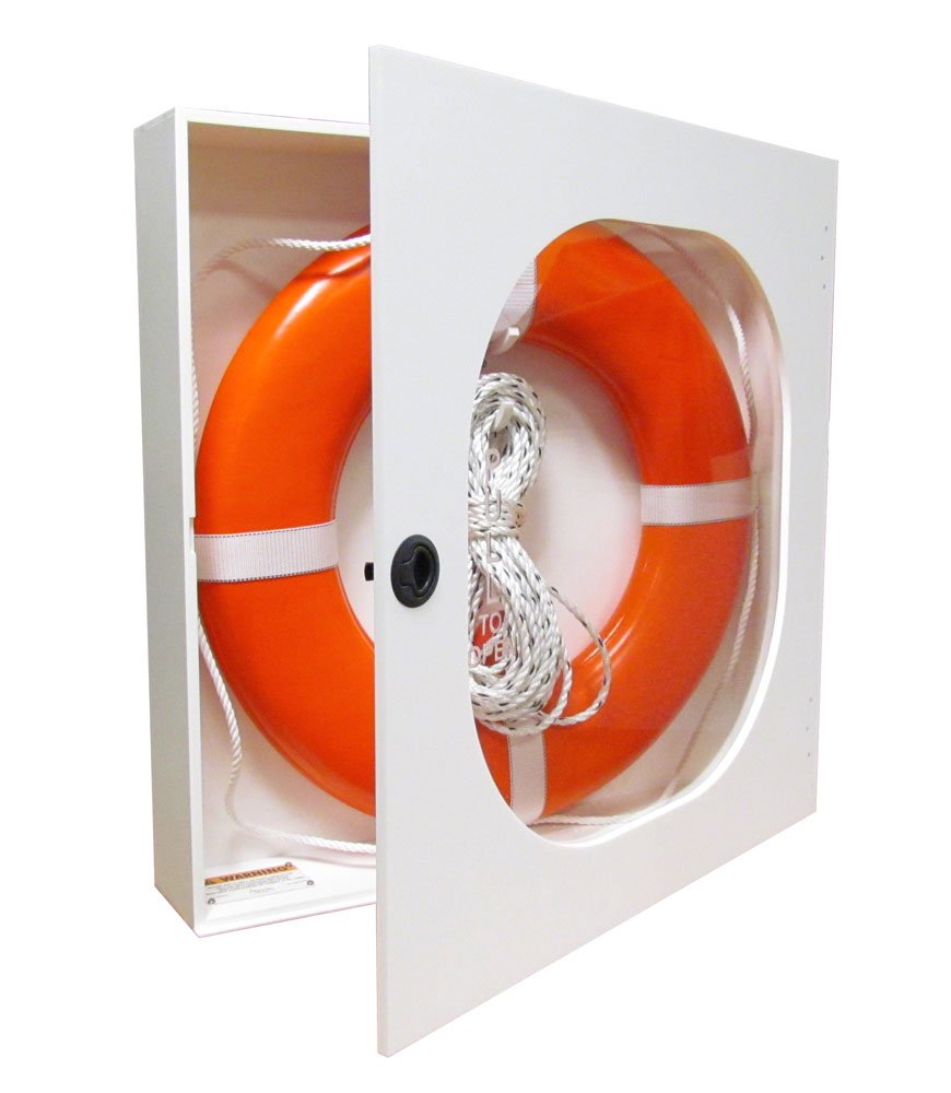Aquatic Technology Safety Station Cabinet Equipped With 24 Inch USCG ...