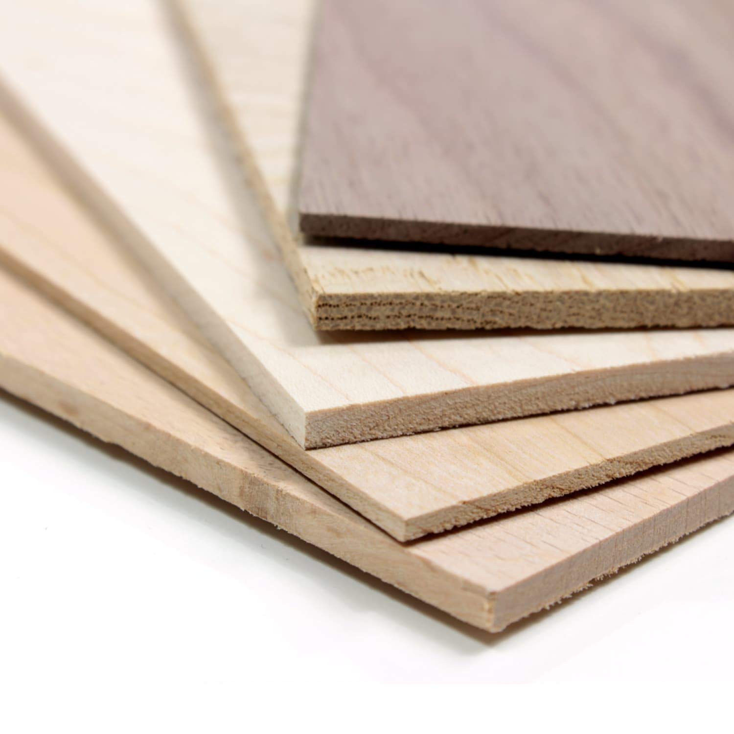 wodewa Juego de chapa de madera Zebrano 2mm de espesor 30 x 14cm 5 ...