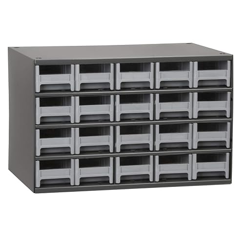 Akro-Mils Steel Garage Storage Cabinet, Small Parts Organizer Metal ...