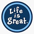 Amazon.com - Life Is Great More Than Good Sticker Decal Vinyl Bumper ...