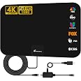 Amazon.com: TV Antenna Indoor, Digital Amplified Indoor HDTV Antenna ...