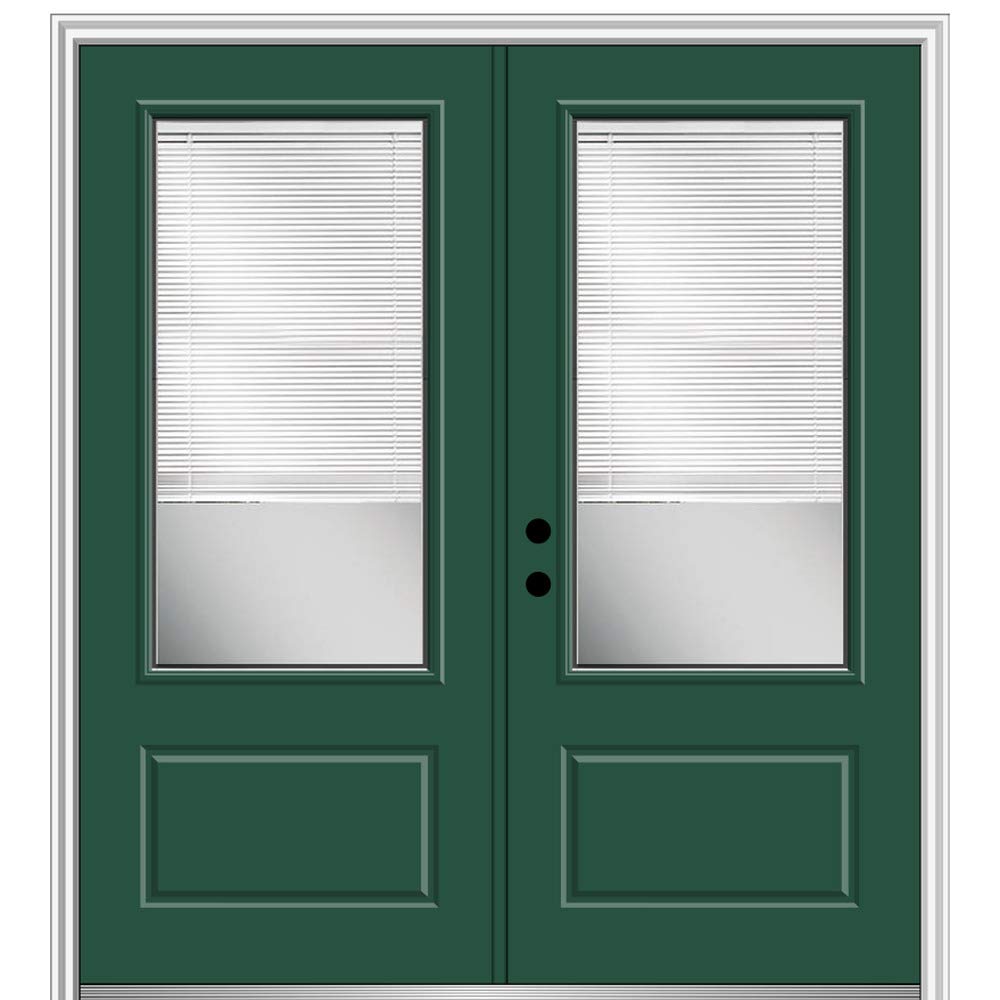 National Door Company ZZ04518R Fiberglass Smooth Hunter Green, Right ...