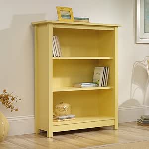 Amazon.com: Sauder Original Cottage Bookcase, Melon Yellow Finish ...