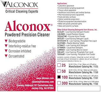 Alconox 1101 Powdered Precision Cleaner, 100 lbs Drum: Science Lab ...