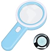 Amazon.com: AIXPI Magnifying Glass with Light, 30X Handheld Large ...