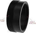 Amazon.com : Astromania M42X0.75 Female to SCT Male Thread (2", 24 TPI) Telescope Adapter ...
