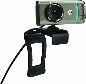 HP cámara Web HD-3100-720P Pantalla panorámica Webcam con TrueVision ...