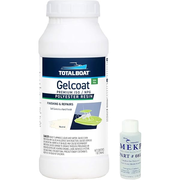 White Polyester Gelcoat Fiberglass Warehouse White Gel Coat - 1 Gallon ...
