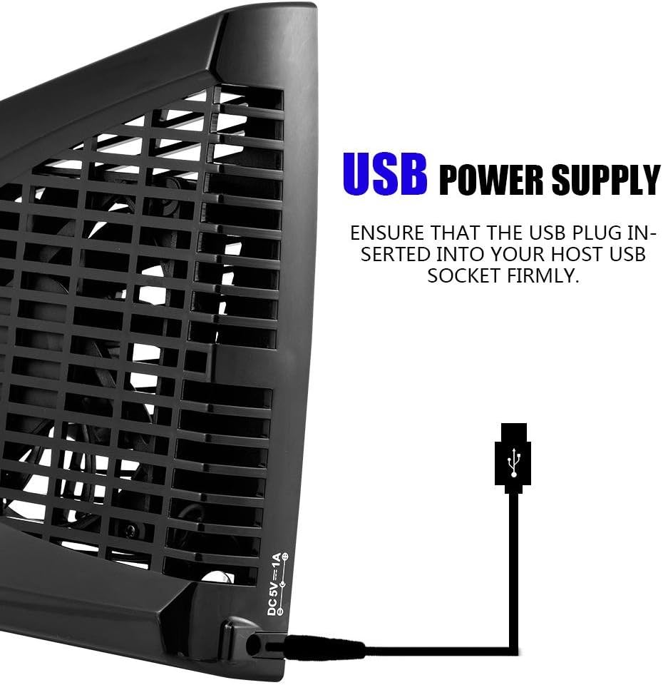 Mini Cooling Fan Cooler External Cooling Fans Side Heat Exhauster USB ...