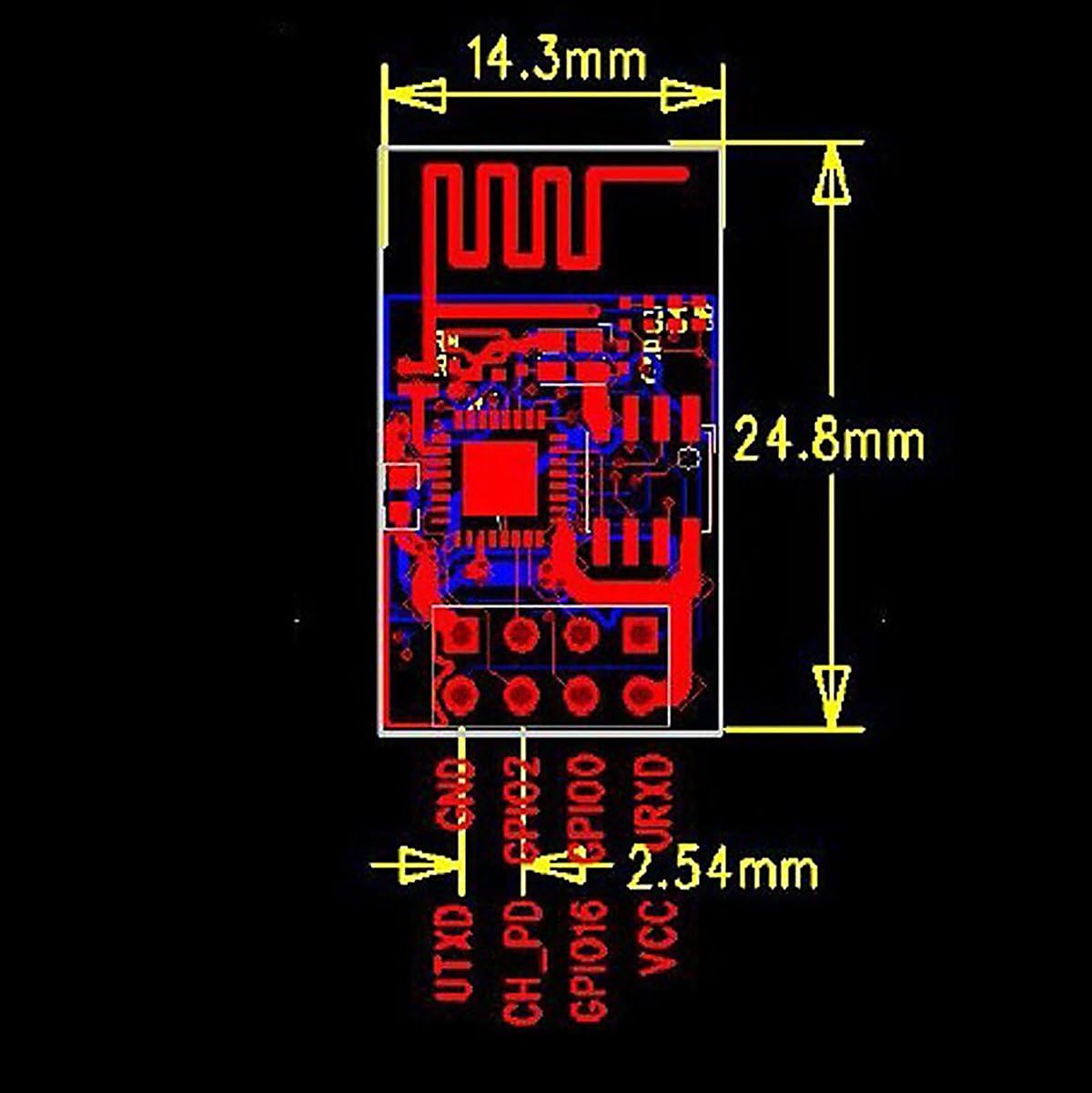ESP-01 Serial WIFI Wireless Transceiver Module with USB Converter ...