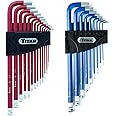 Amazon.com: Titan Tools Long Detent Ball-End Allen Hex Key Set, SAE/Metric : Tools & Home ...