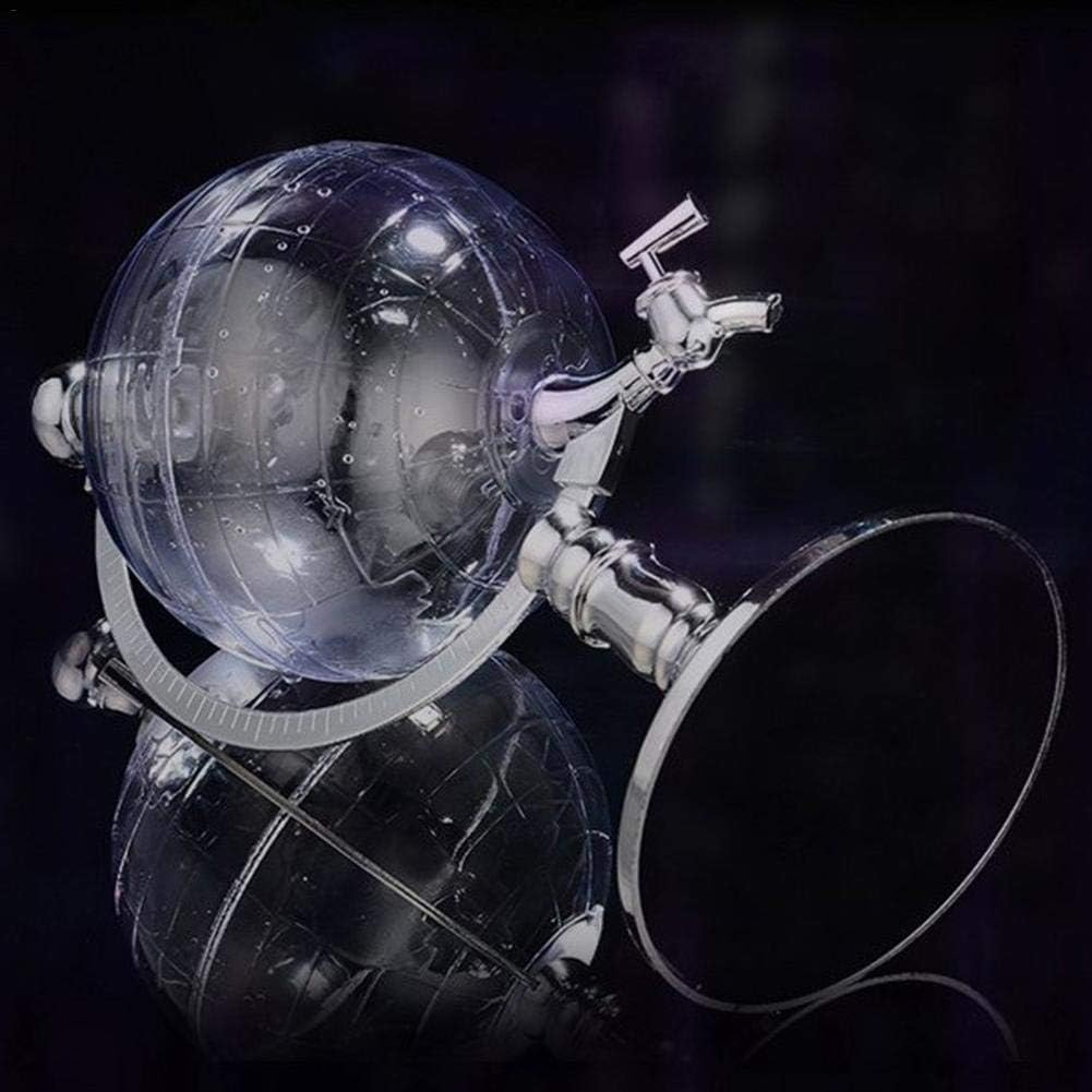 Navigatee Globe Wine Dispenser, 1.5L Transparent Whiskey Decanter Set ...