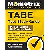 TABE 13 and 14 Study Guide: 3 Full-Length Practice Tests, TABE Exam ...