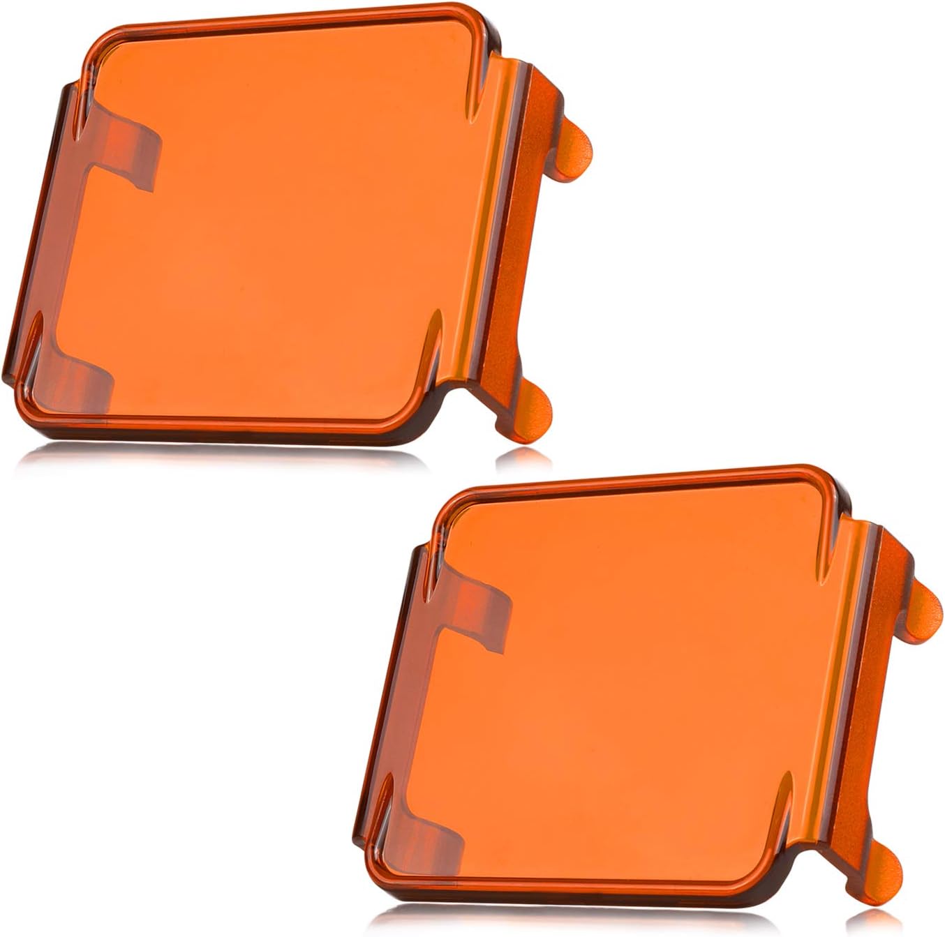 Amazon.com: Niwaker 2PCS 3 Inch Amber LED Pod Covers LED Cube Covers ...