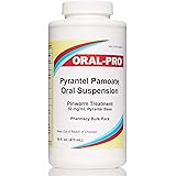 Amazon.com: Oral-Pro, Pyrantel Pamoate Oral Suspension 50mg/mL, Pinworm ...
