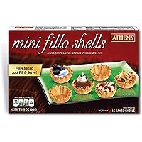 Amazon.com: Athens Mini Fillo Shells, 15 Count (Pack of 12) : Electronics
