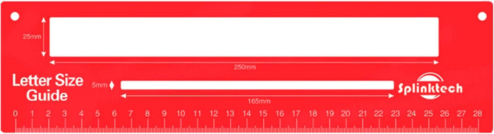 ARAZO - Royal Mail PPI Letter Size Guide Ruler Post Office Postal Price ...