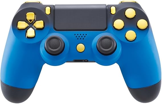 Controller, Blue Shadow/Gold (PS4): Amazon.co.uk: PC & Video Games