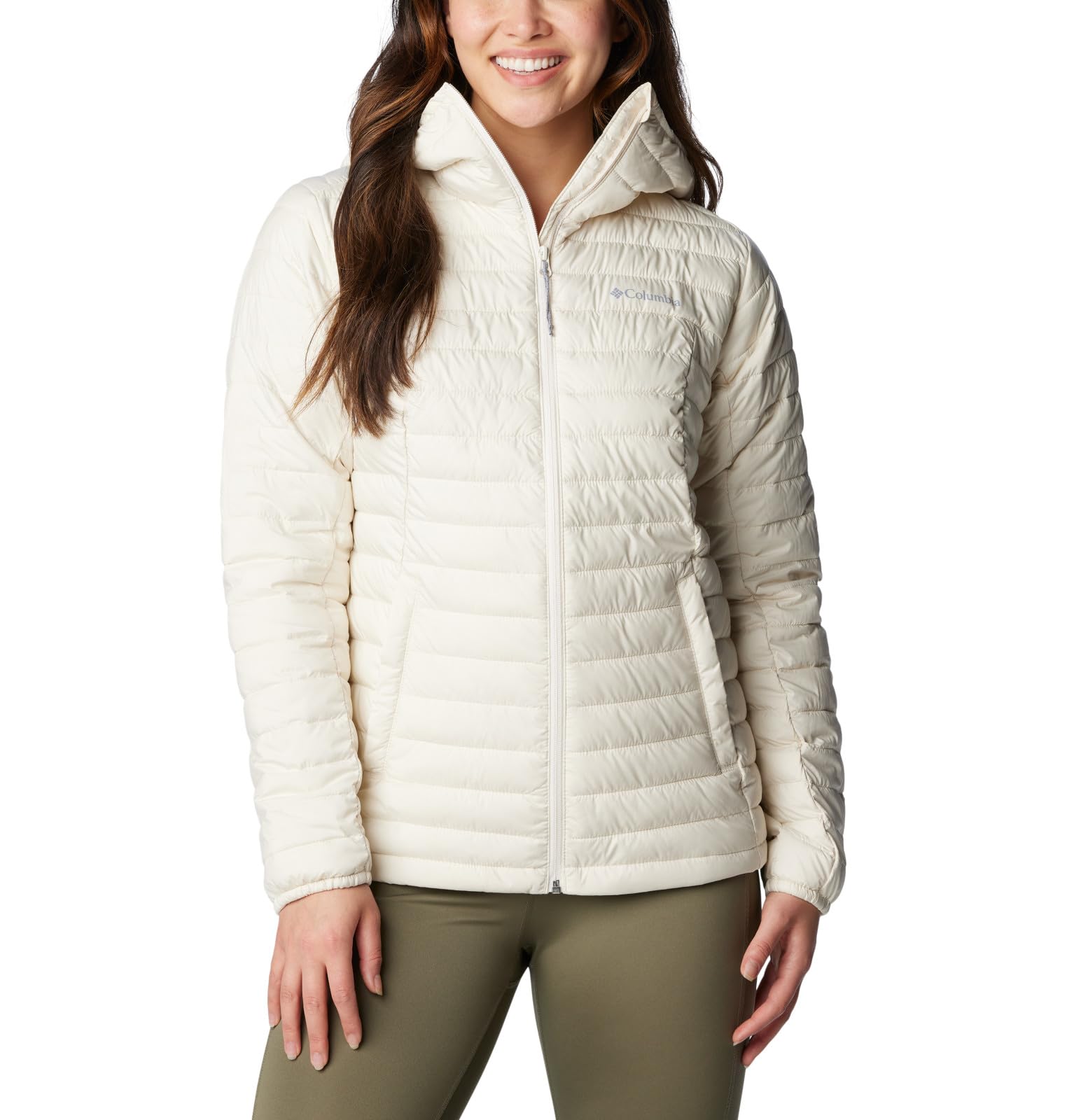 Columbia Women's Silver Falls Hooded Jacket, Chalk, Medium for sale ...