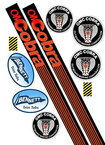 Buy OMC Cobra Remastered Stern Drive Vinyl Decal Set. (not OEM) Online ...