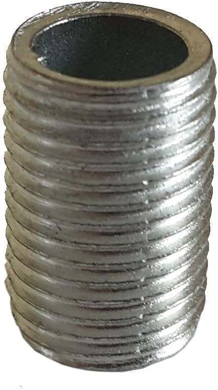 Fe Tubo de rosca M10 x 1 x 10 redondo galvanizado wandung 1,5 mm, rosca ...