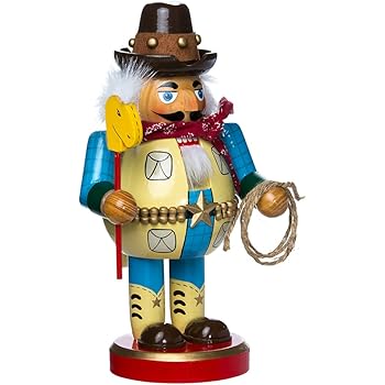 Amazon.com: Kurt Adler 15-Inch Wooden Cowboy Nutcracker: Home & Kitchen