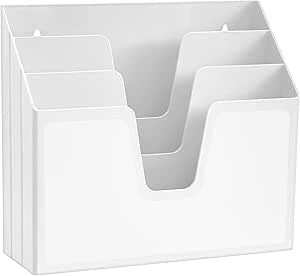 Amazon.com: Acrimet Horizontal Triple File Folder Holder Organizer ...