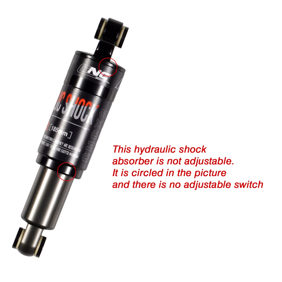 Mua CNC Mountain Bike MTB Rear Shock 165mm x 750LBS Hydraulic rear ...