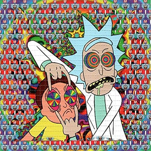 Trippy Acid Tekeningen Muppets LSD Blotter Art Psychedelic Acid Free