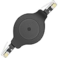 Amazon.com: NECABLES RJ11 Retractable Phone Cord for Landline 4ft ...