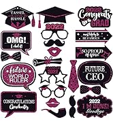 Amazon.com: XtraLarge Graduation Photo Booth Props 2022 - Pack of 40 ...